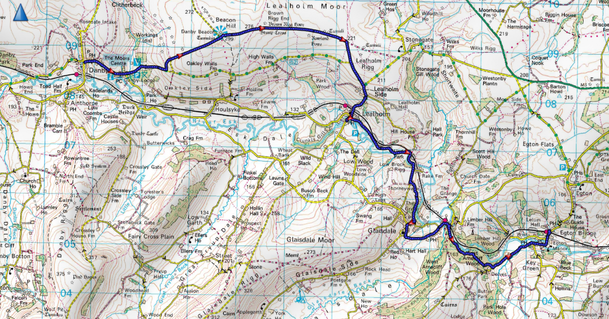 The Walking Diary | Danby, Beacon Hill, Lealholm, Glaisedale & Egton ...