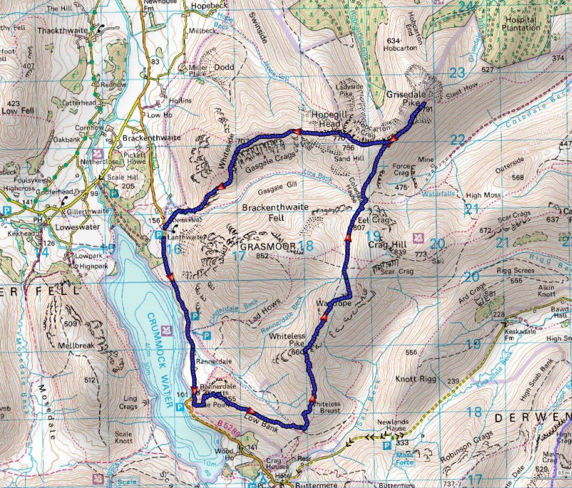 Whiteless Pike | Walking diary, guide, photos and maps.