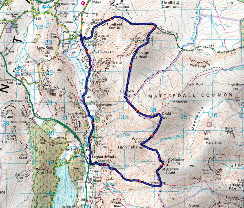 Great Dodd | Walking diary, guide, photos and maps.