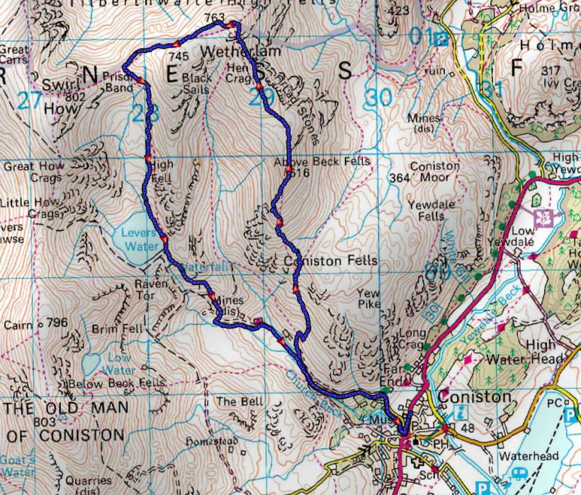 Wetherlam | Walking diary, guide, photos and maps.