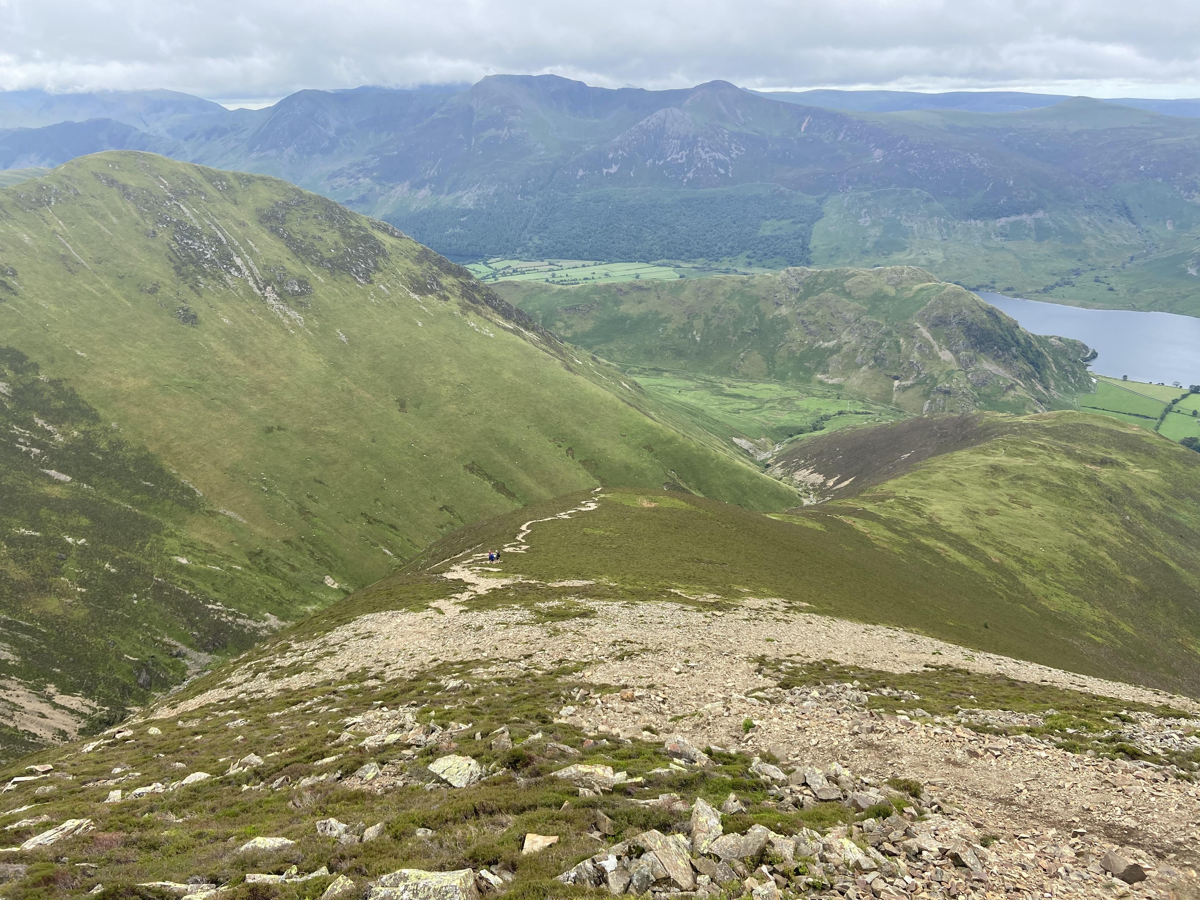 The Walking Diary | Grasmoor via Lad Hows - Wandope & Whiteless Pike ...