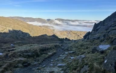 Langdale Pikes - Loft Crag, Pike of Stickle, Thunacar Knott, Harrison ...