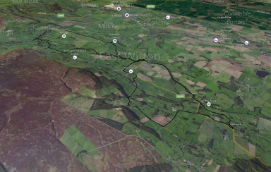 Middleham, Tupgill Park, Cover Bridge, East Witton & Jervaulx Abbey ...